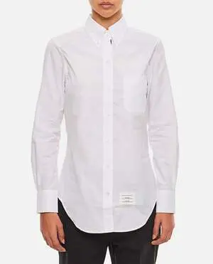 Thom Browne Classic Point Collar Poplin Shirt