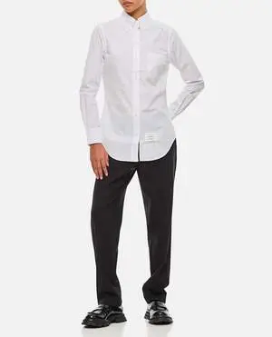 Thom Browne Classic Point Collar Poplin Shirt - Multicolor