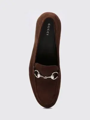 Gucci Suede Loafers With Horsebit Detail