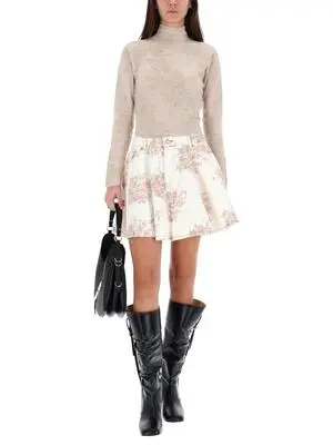 GANNI Alpaca Blend Sweater - Cream