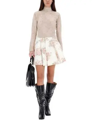 GANNI Alpaca Blend Pullover - Cream