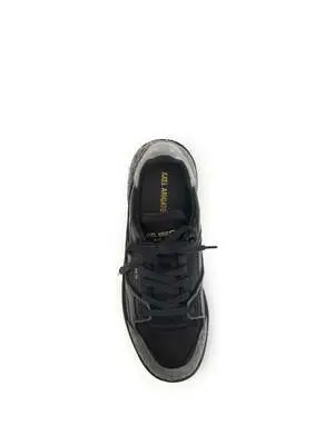 Axel Arigato Leather Low Top Sneakers - Black