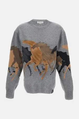 Stella McCartney Racing Horses Jumper - Multicolor