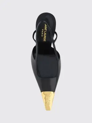 Saint Laurent Lambskin High Heel Shoes - Black