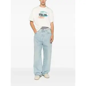 Palm Angels Neutrals T-shirts & Vests T-shirts