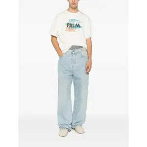 Palm Angels Neutrals T-shirts & Vests T-shirts
