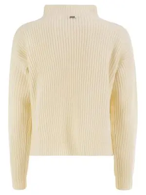 Herno Wool Textured Knit Jumper