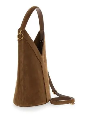 Saint Laurent Leather Bucket Handbag - Multicolor