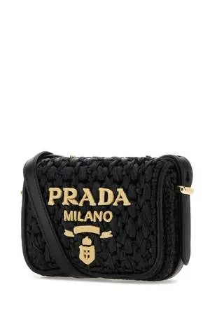 Prada Raffia Crossbody Bag
