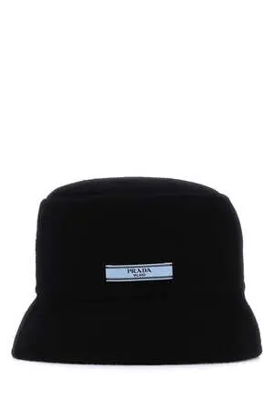 Prada Midnight Cashmere Bucket Hat