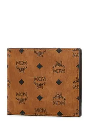 Mcm Printed Canvas Wallet