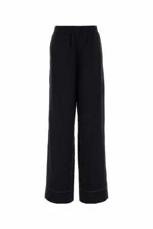 A.p.c. Midnight Viscose Blend Wide-leg Lucy Pant - Blue