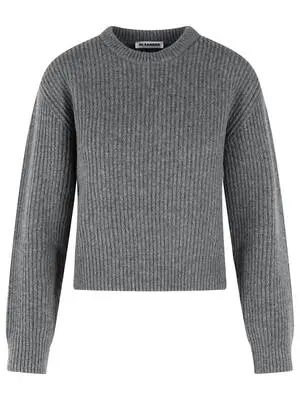 JIL SANDER Jil Sander Grey Wool Sweater Women Gray