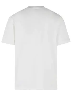 JIL SANDER Black Cotton T-shirt - White