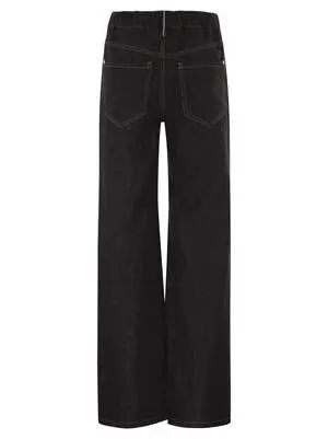 Brunello Cucinelli Wide-leg Cotton Denim Jeans - Multicolor