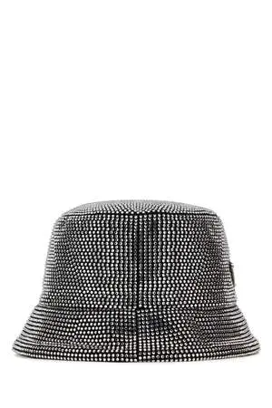 Prada Embellished Fabric Bucket Hat