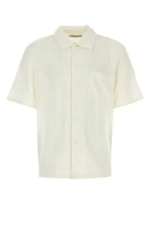 Our Legacy Ivory Polyester Blend Shirt