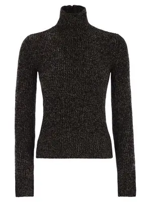 Max Mara MAX MARA Wool Cashmere Turtleneck Jumper Brown