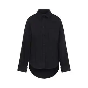Balenciaga Classic Cotton Shirt - Black