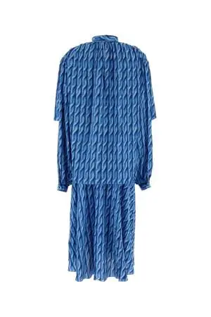 Balenciaga Printed Polyester Dress - Multicolor