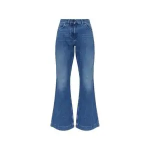Moncler Denim Wide-leg Jeans - Blue