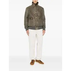 Brunello Cucinelli Neutrals Trousers Regular & Straight-leg Trousers