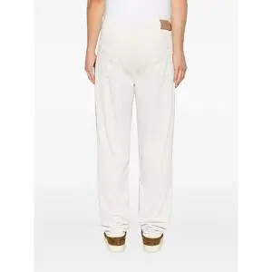 Brunello Cucinelli Neutrals Trousers Regular & Straight-leg Trousers - Cream
