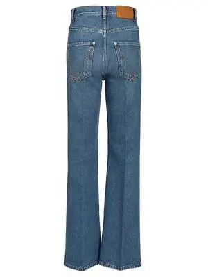 Bottega Veneta Medium Indigo Flared Jeans