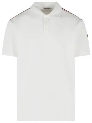 Moncler Cotton Polo Shirt - White