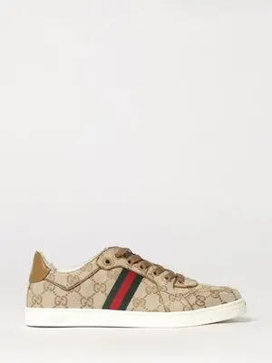 Gucci Stretch Low-top Cotton Sneakers With Jacquard Gg Monogram