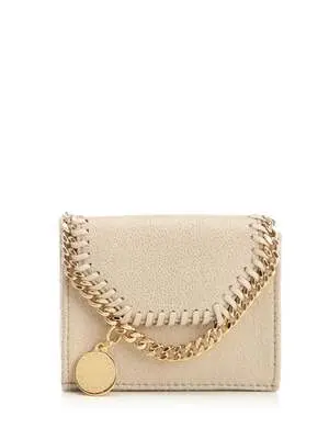 Stella McCartney Falabella Trifold Wallet - Cream