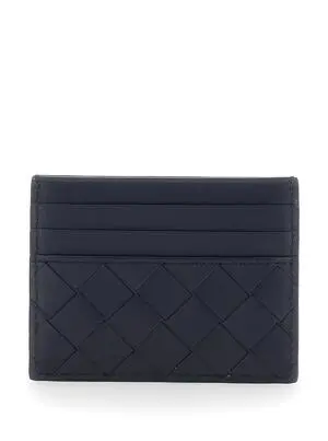 Blue Leather Cardholder