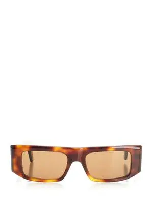 Valentino Garavani Rectangular Acetate Glasses - Brown