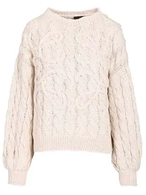 LOEWE Loewe Paula's Ibiza Women Anagram Sweater In Wool And Cotton Blend