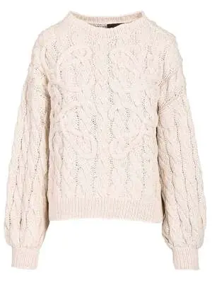 LOEWE LOEWE Anagram Wool And Cotton Blend Sweater