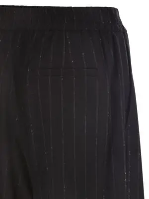 Brunello Cucinelli Sequined Pinstripe Trousers - Blue