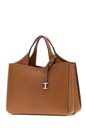 TOD'S Camel Leather Apa Handbag - Brown