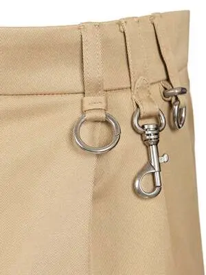 Miu Miu Cotton Chino Mini Skirt