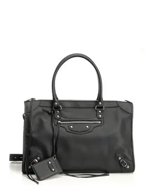Balenciaga Large Le City Business Bag - Black