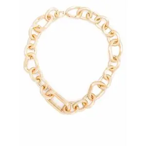 Cult Gaia Metallic Link Necklace - Silver