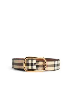Burberry Beige Tela Belt - Cream