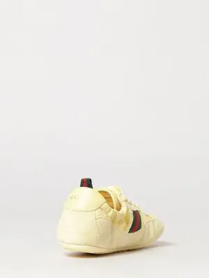 Gucci Shift Low-top Suede And Mesh Sneakers With Web Stripe