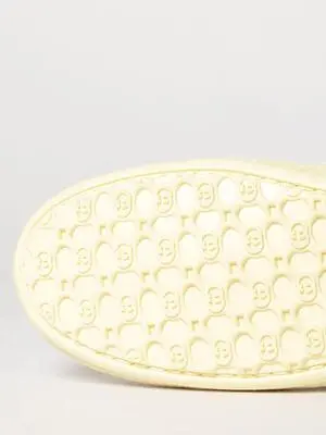 Gucci Suede And Mesh Low-top Sneakers - Cream