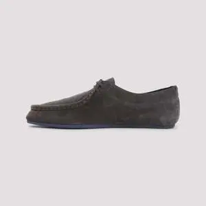 JIL SANDER Suede Leather Lace-up Shoes - Gray
