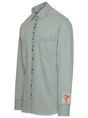 GOLDEN GOOSE Light Denim Shirt