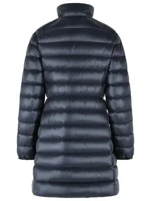 Moncler Genet' Long Navy Polyamide Down Jacket