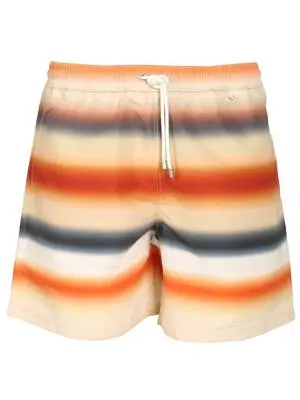 Loewe Technical Fabric Striped Swim Shorts - Multicolor