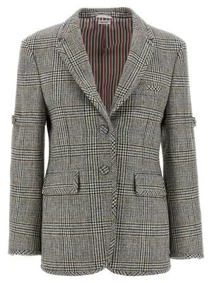 Thom Browne Prince Of Wales Blazer - Multicolor