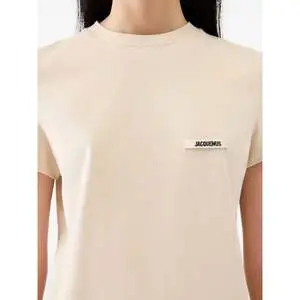Jacquemus Neutrals Tops T-shirts & Jerseys