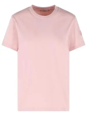 Moncler Cotton T-shirt - Pink